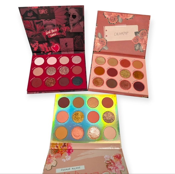 Colourpop | Other | Colourpop Eyeshadow Palette Trio All That Whatever ...